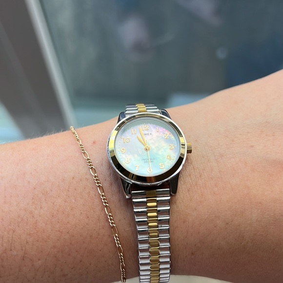 Timex | Accessories | Timex Dual Metal Watch | Poshmark